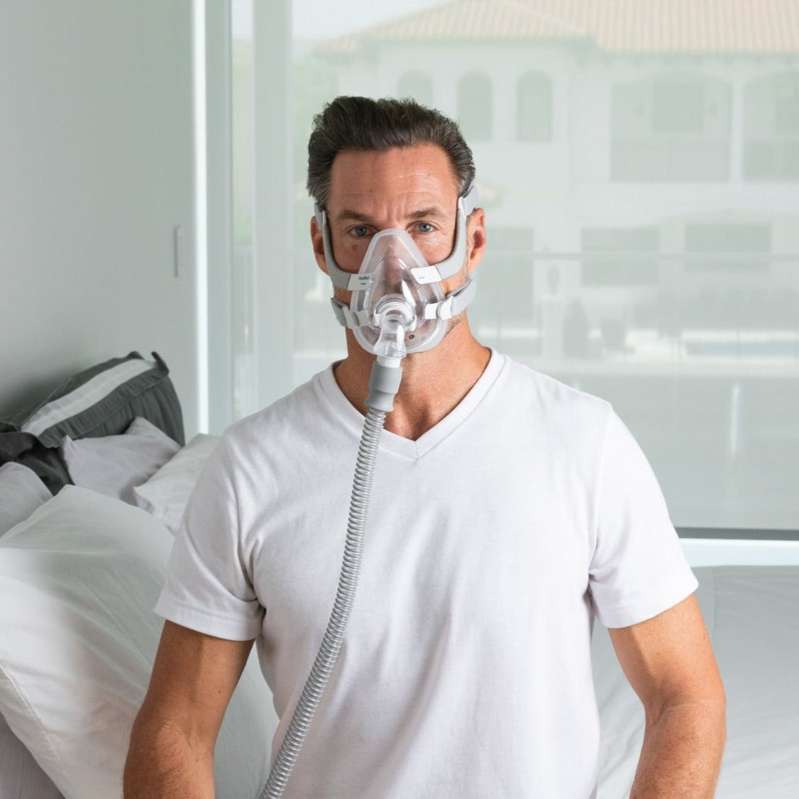 ResMed AirFit F20 Full Face Mask with Headgear – Sleeplay