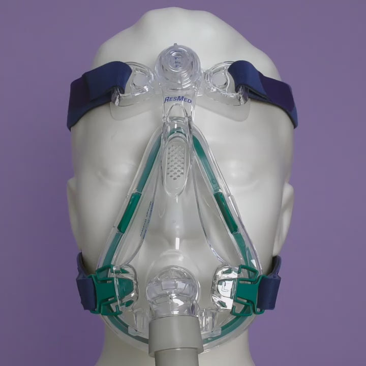 ResMed Mirage Quattro Full Face Mask with Headgear – Sleeplay